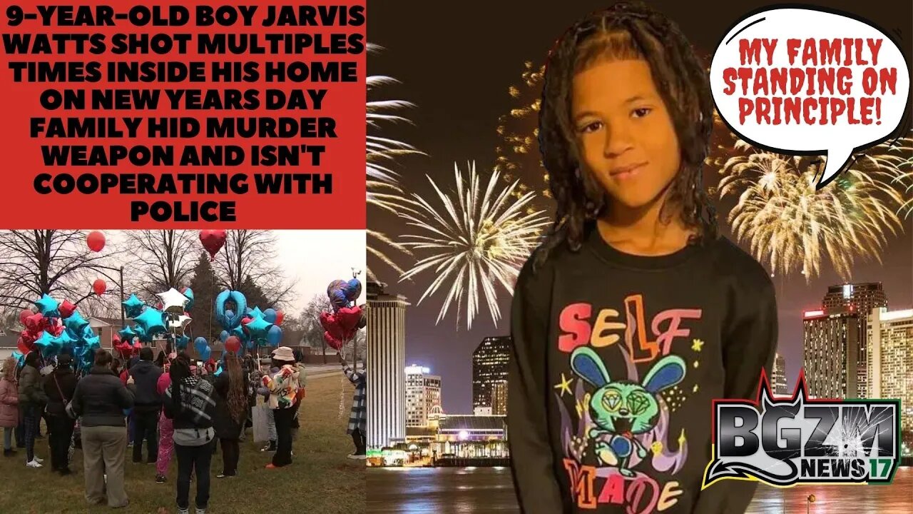 9 y/o Jarvis Watts shot multiples times Inside His Home on New Years ...