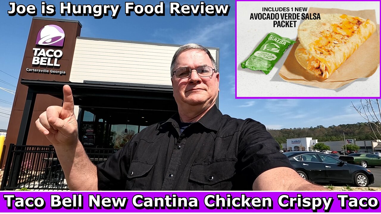 TACO BELL New Cantina Chicken Crispy Taco Review | Limited Time Offer ...