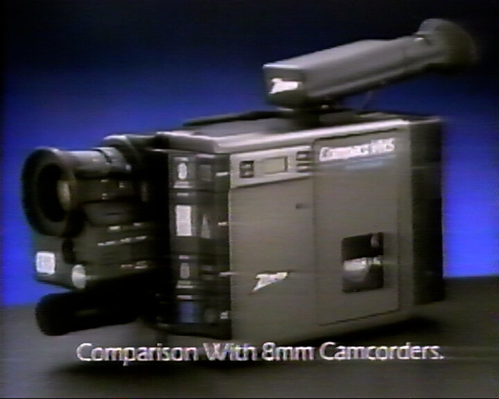 January 1987 - Zenith VHS Camcorder