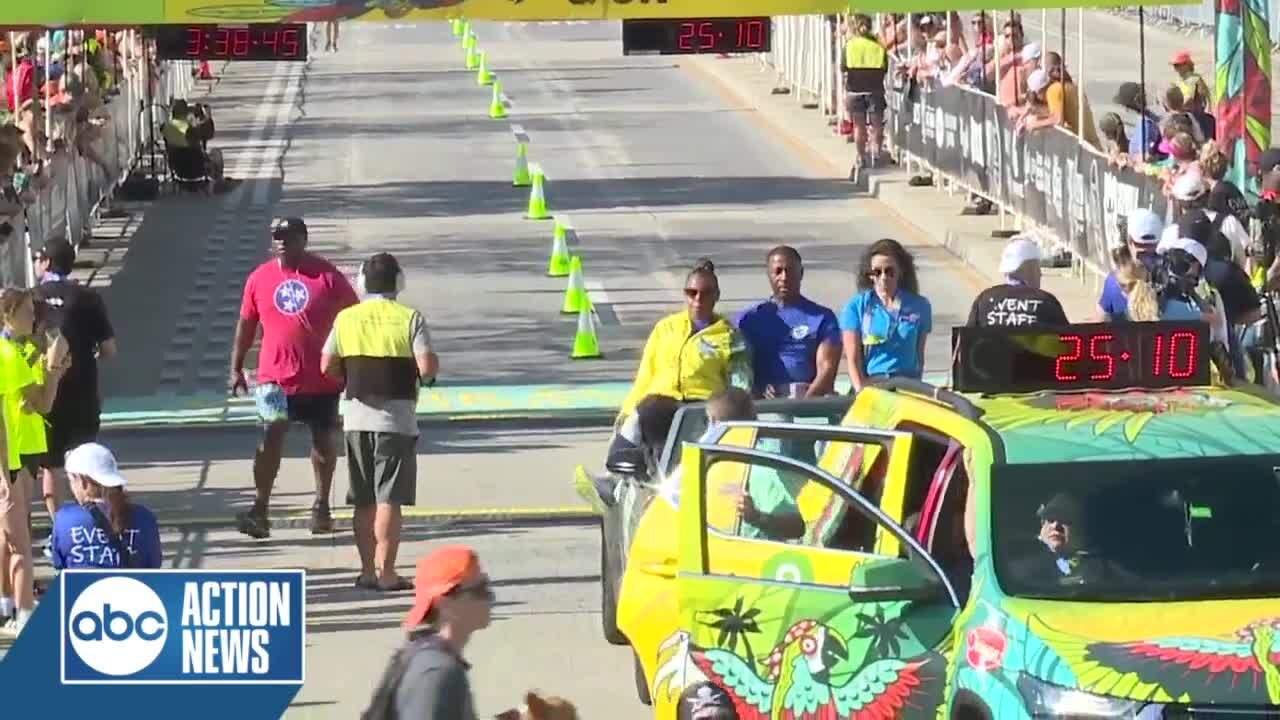 03:36-03:42 Sunday | Publix Gasparilla Distance Classic Finish Line