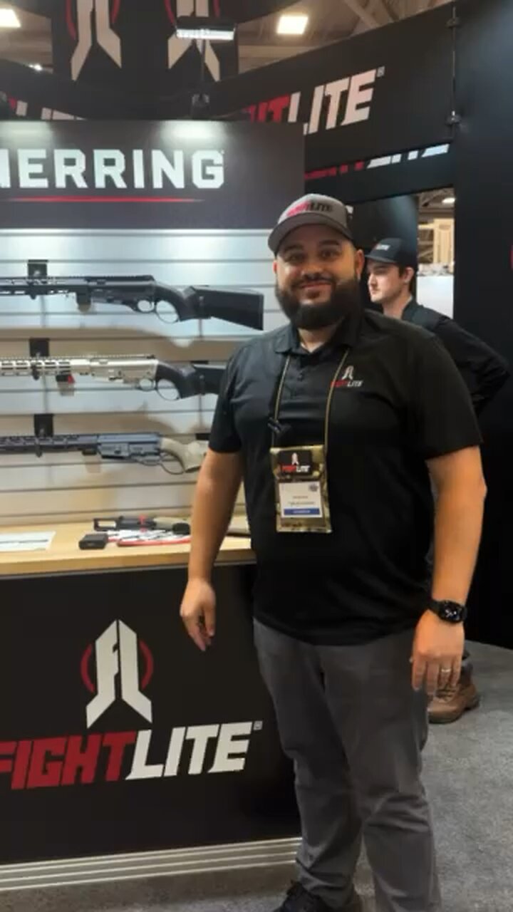 Fight Light Herring Lever Action AR at NRA - filmed for educational ...