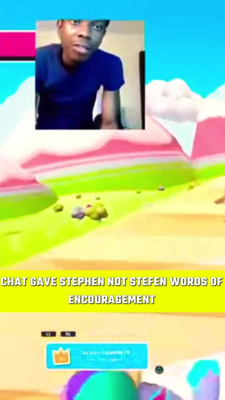 Chat Gave Stephen NOT Stefen Words Of Encouragement