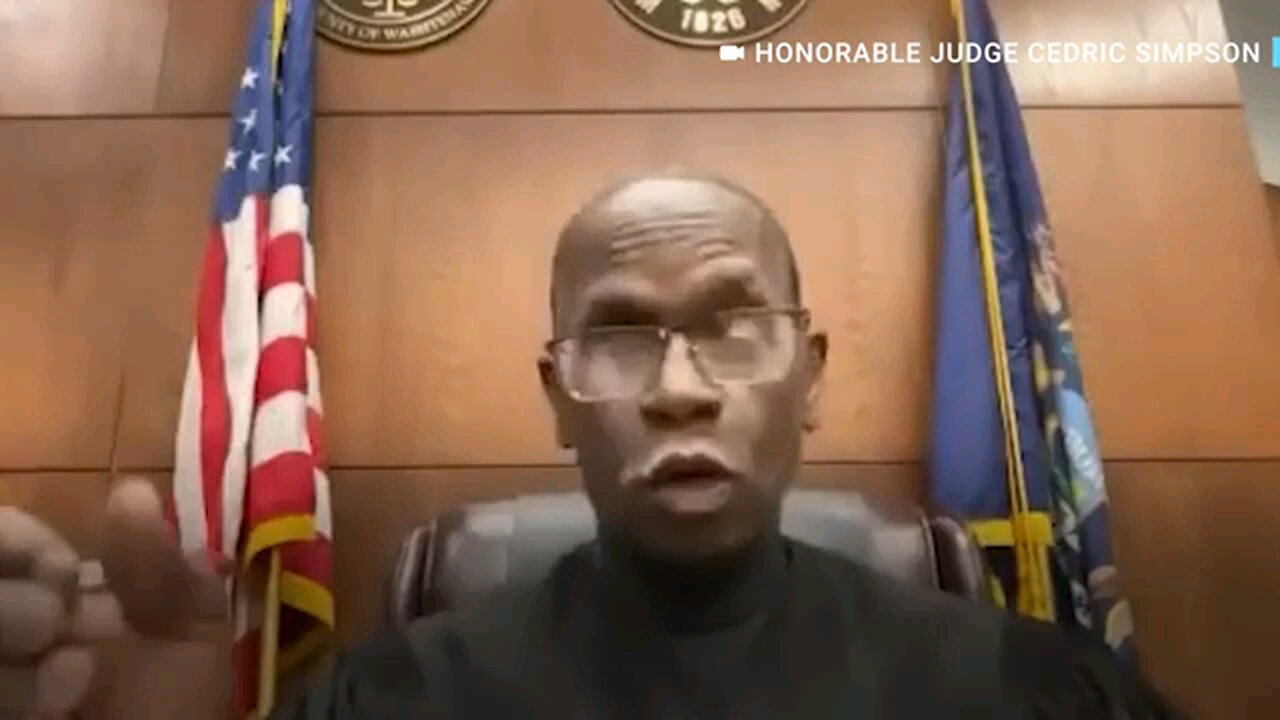 A man with a suspended license joins a zoom call in court with a judge ...