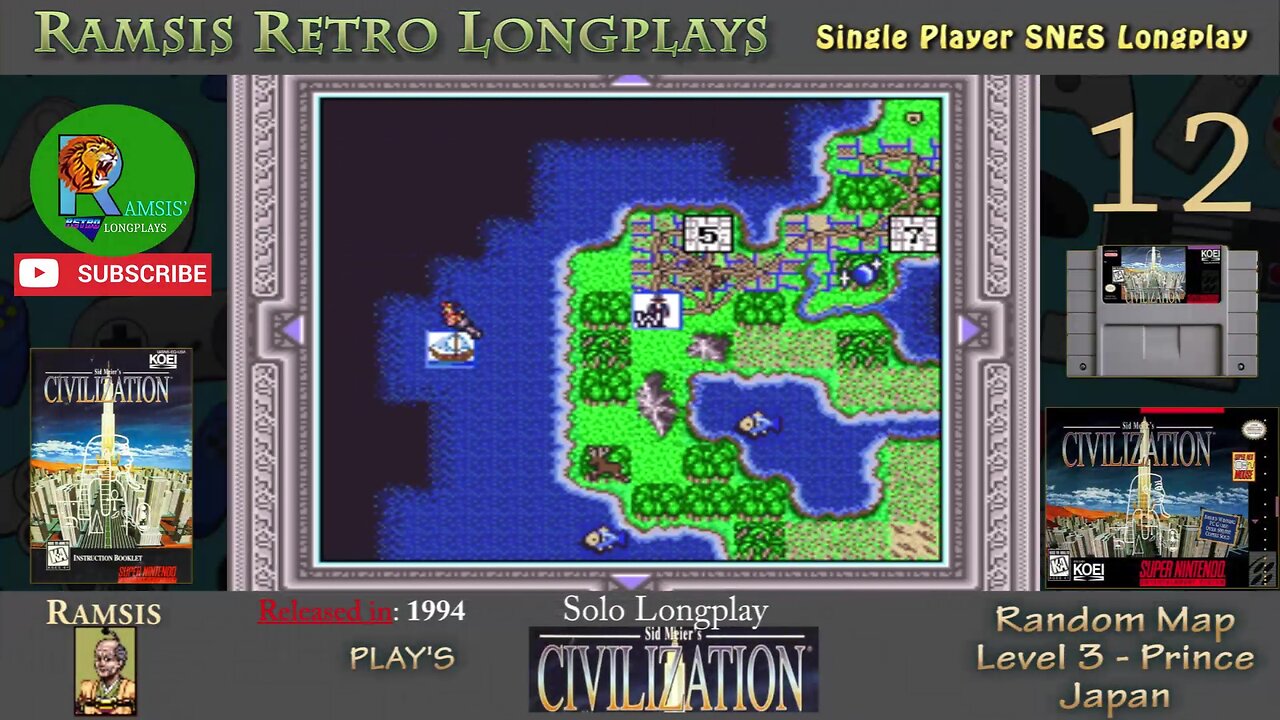 Sid Meier's Civilization | 1994 | SNES | Prince | Random | Japan ...