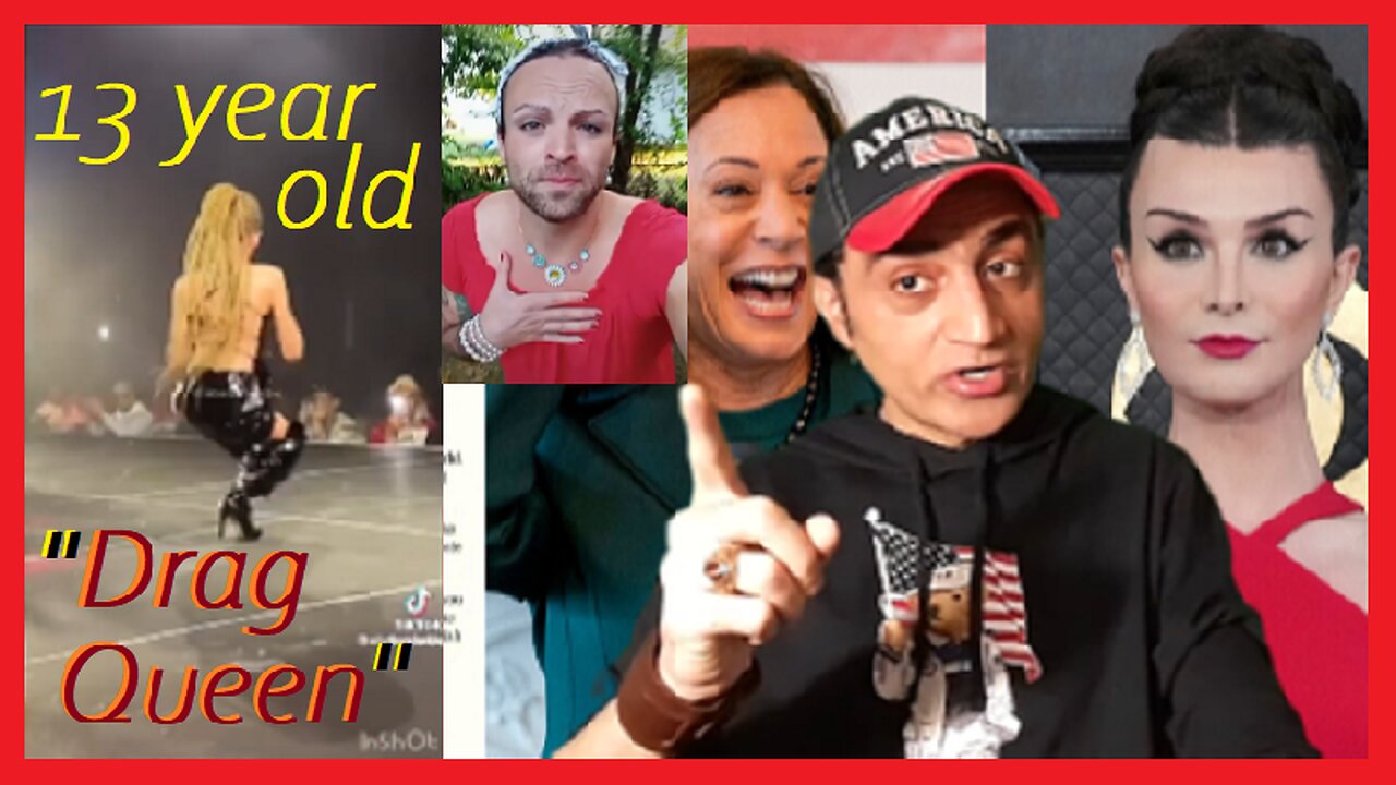 13 Year Old "Drag Queen" Boy Dances (&) GREAT THANKS to The Democratic ...