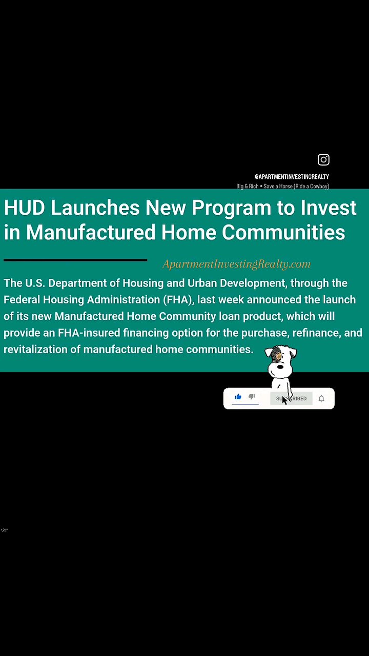 New HUD Program for Mobile Homes