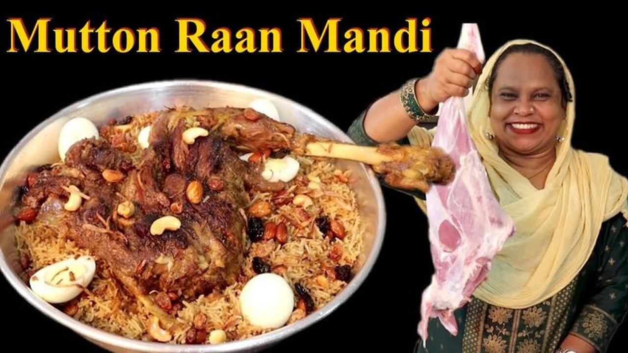Mutton Raan Mandi | Mutton Mandi Recipe | Mutton Ki Mandi | Street Food ...