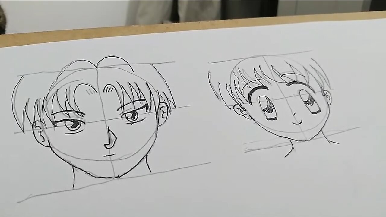 Como Desenhar Rosto De Anime E Mangá