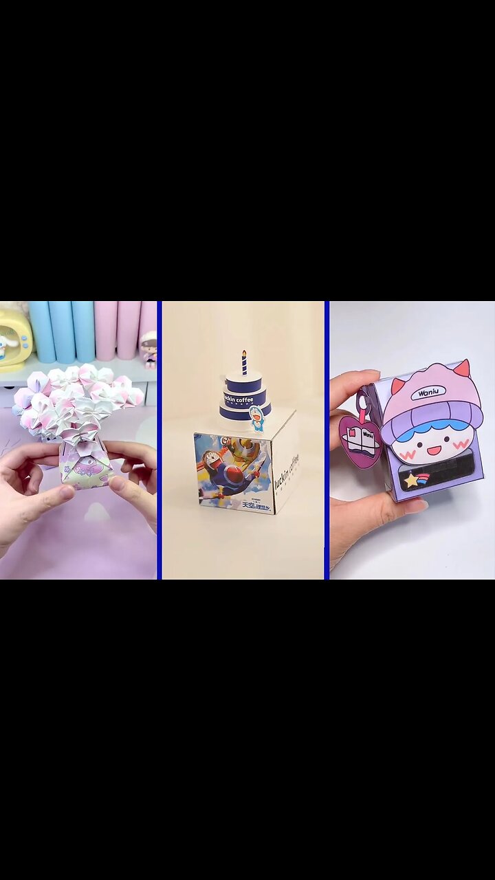 DIY Jumping Gift Box | Closet | Kuromi School Bag | Easy Craft Idea