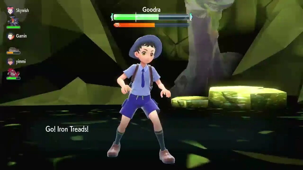 Pokémon Violet - Goodra (6-Star) Tera Raid Battle Gameplay x Electric Type