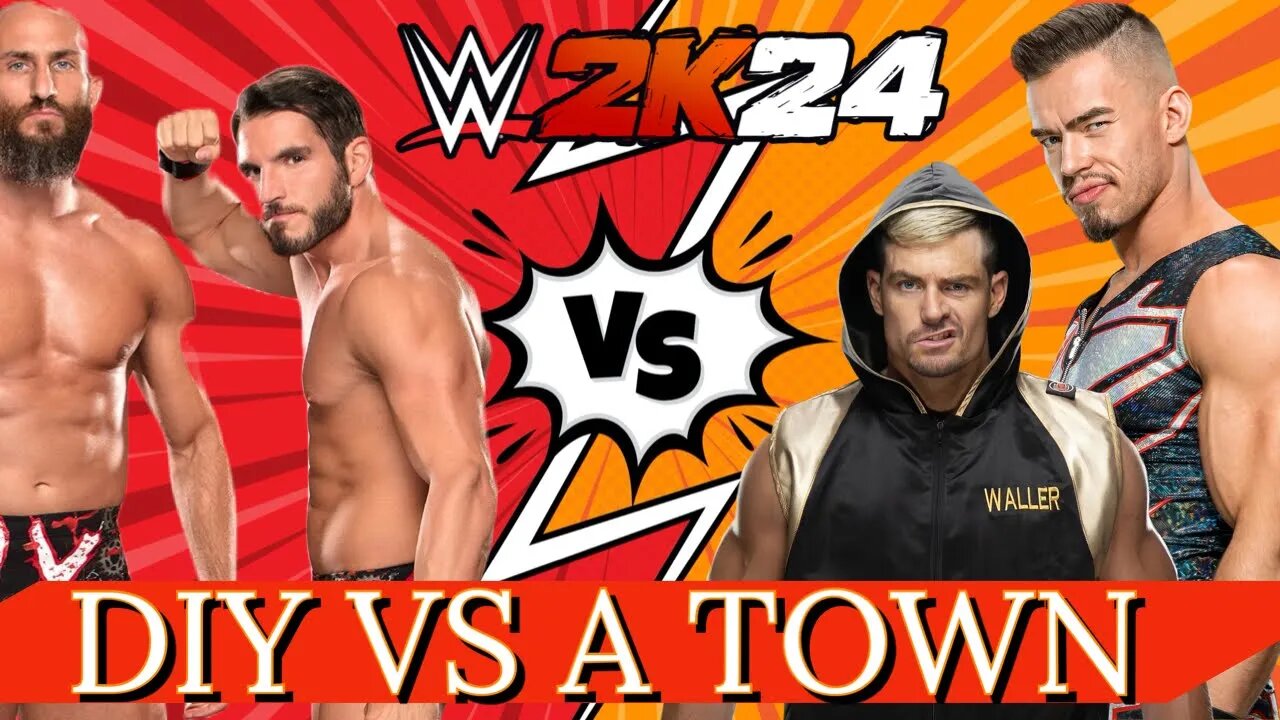 WWE 2K24 Diy vs A town Tag team Championship