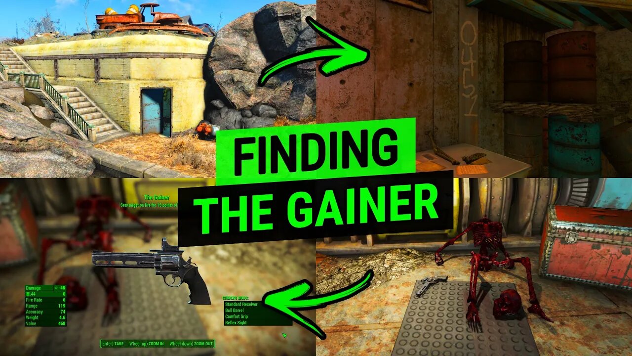 Where To Find Legendary Weapon "The Gainer" in Fallout 4