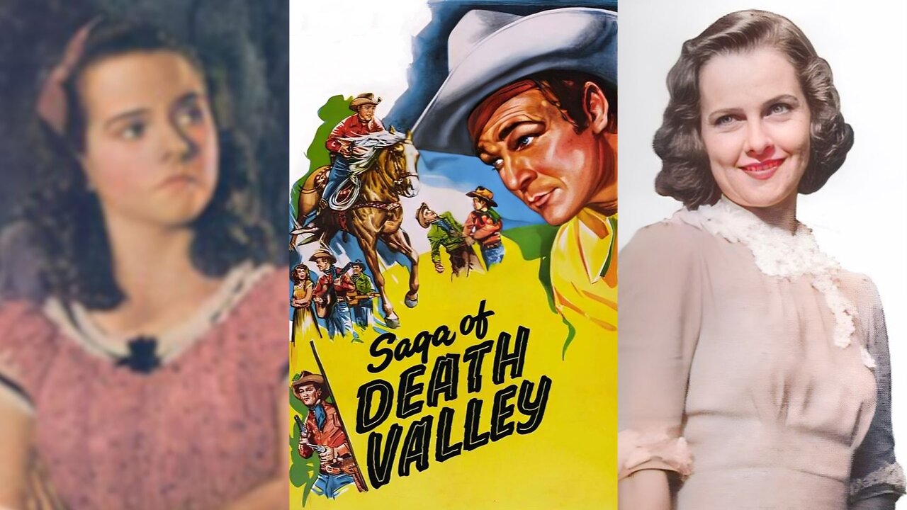 SAGE OF DEATH VALLEY (1939) Roy Rogers, George 'Gabby' Hayes & Doris ...