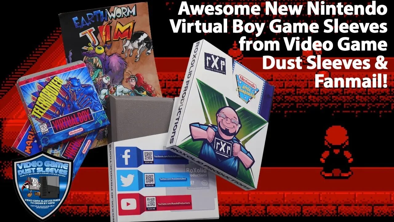 Unboxing from Video Game Dust Sleeves - New Virtual Boy & RoXolid ...