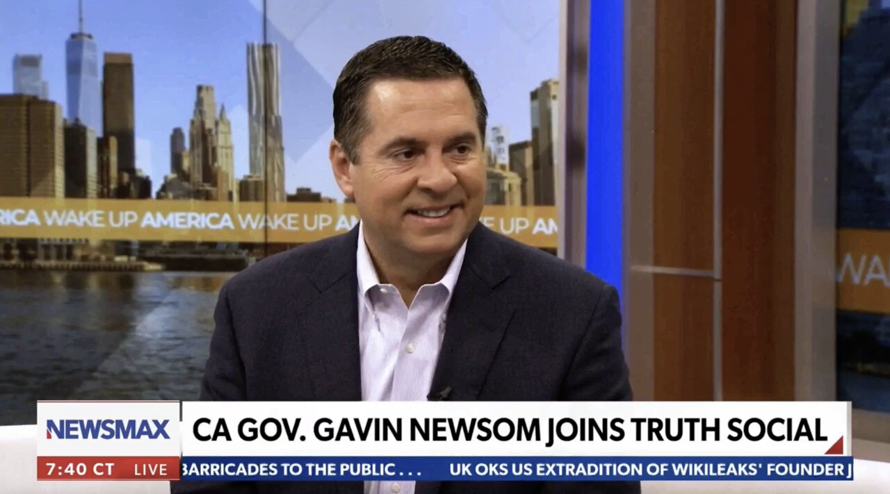 Nunes reacts to Gavin Newsom joining Truth Social