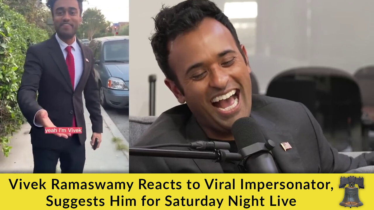 Vivek Ramaswamy Reacts to Viral Impersonator, Suggests Him for Saturday ...