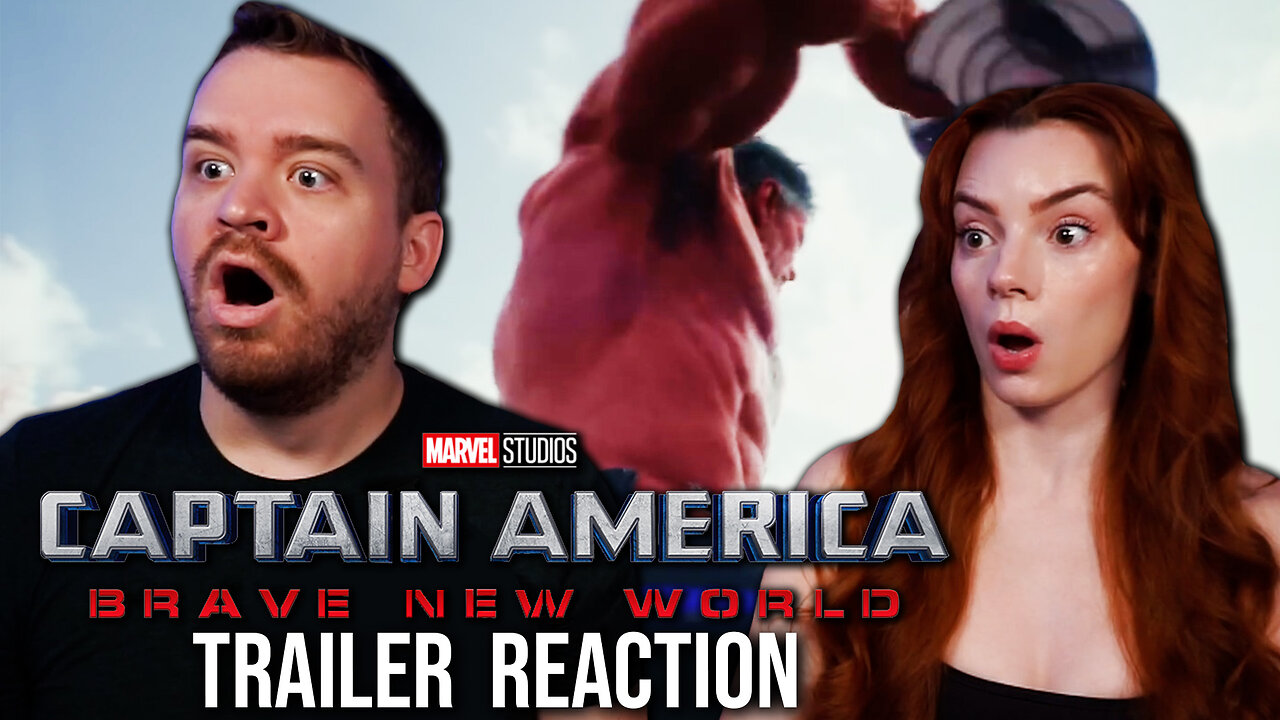 Seeing Red?! 👀 | Captain America: Brave New World Trailer Reaction ...