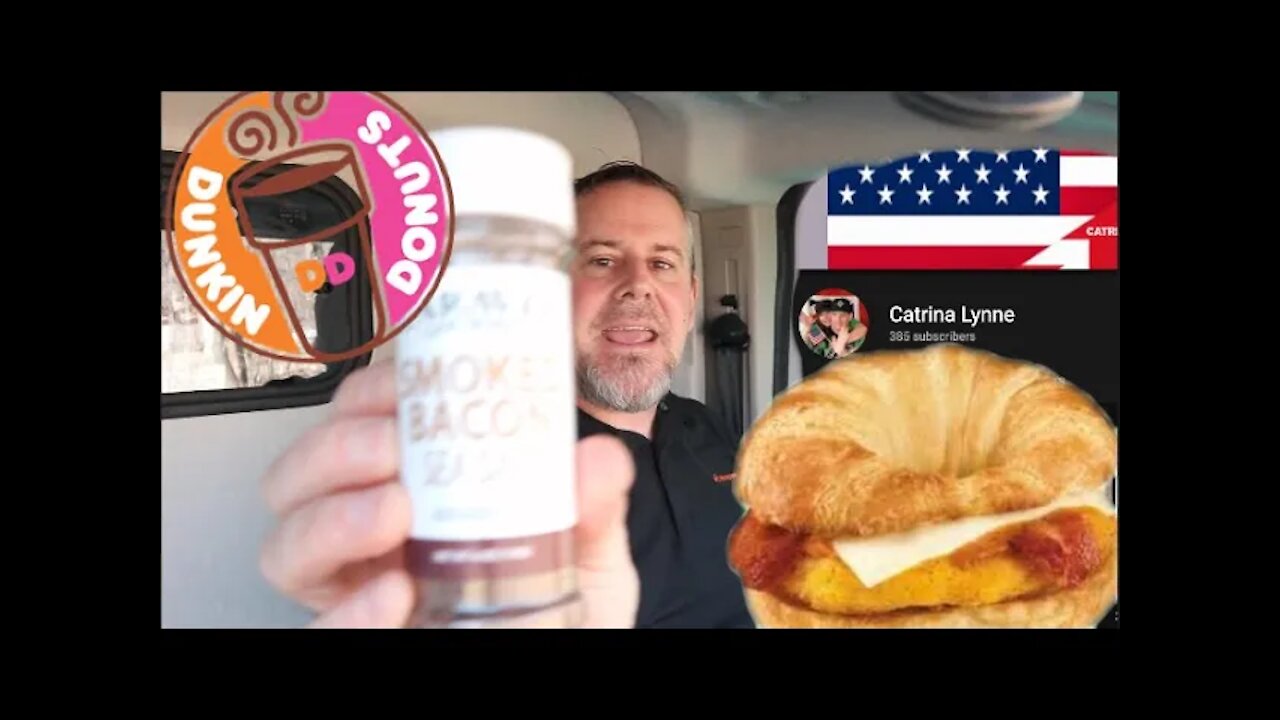 Trying Out the NEW Dunkin Chicken Croissant Sandwich