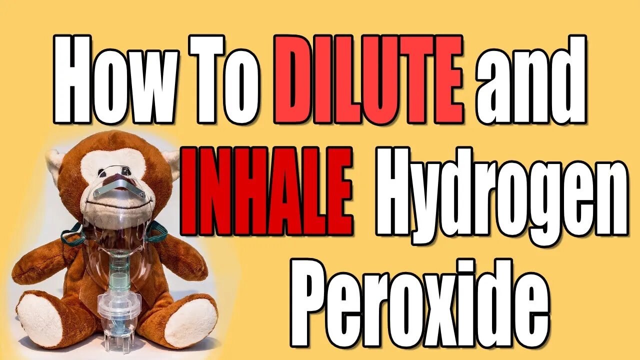 How To Dilute Hydrogen Peroxide from 35 to 3% and How To Inhale ...