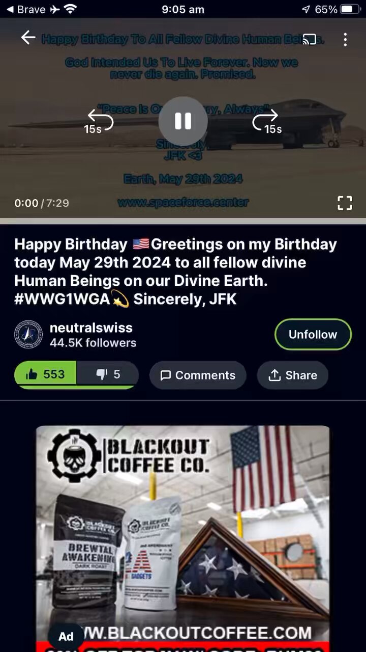 JFK , Pascal Najadi : Happy Birthday 29/05/2024