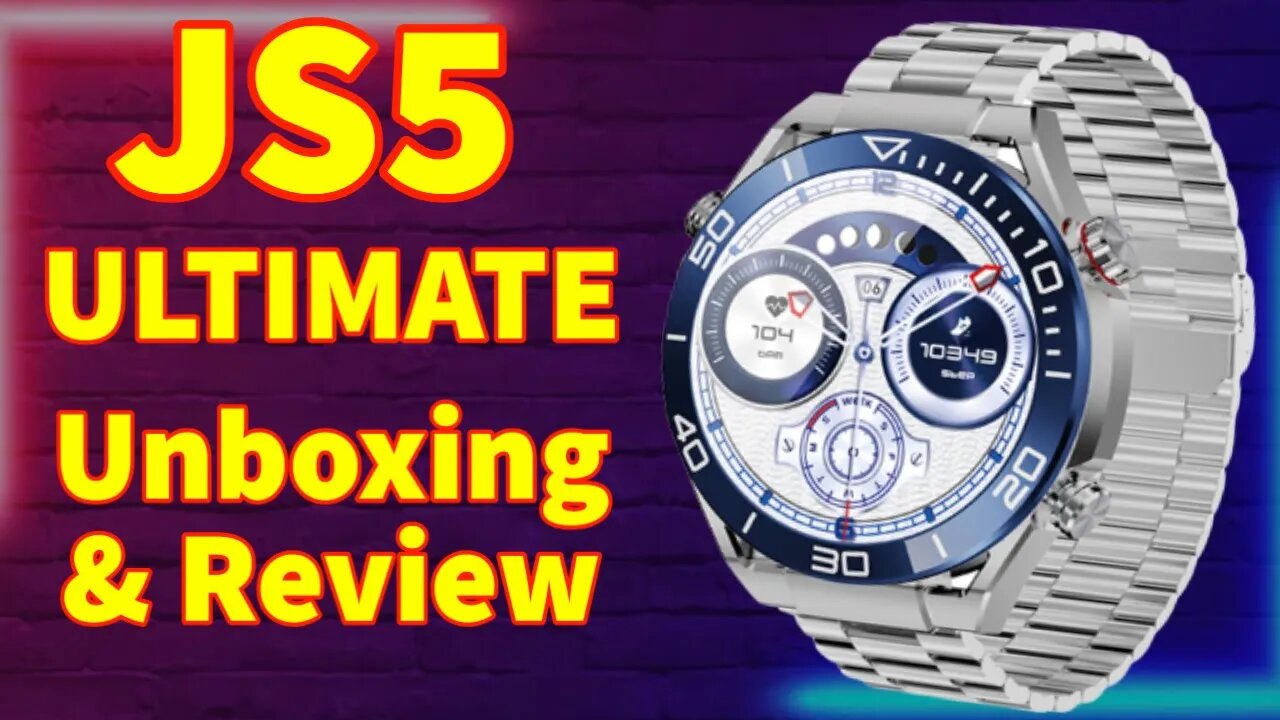 JS5 Ultimate SmartWatch New Unbox Review Colmi Ultimate?