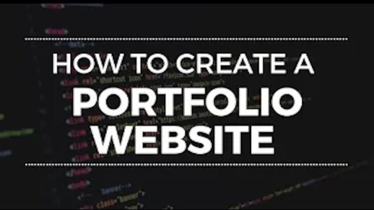 How To Create A Responsive Portfolio Website From Scratch Html Css Bootstrap Tutorial
