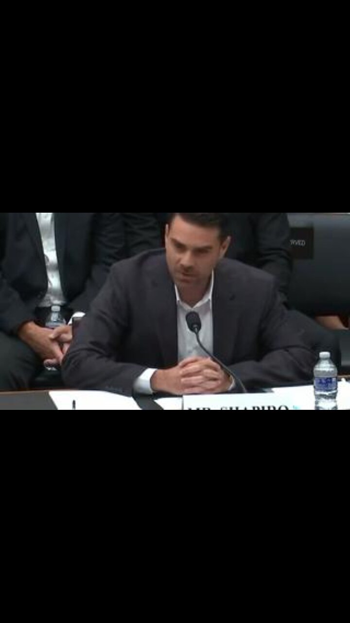 Watch Ben Shapiro Tear into Censorship Cartel in Fiery Congressional ...