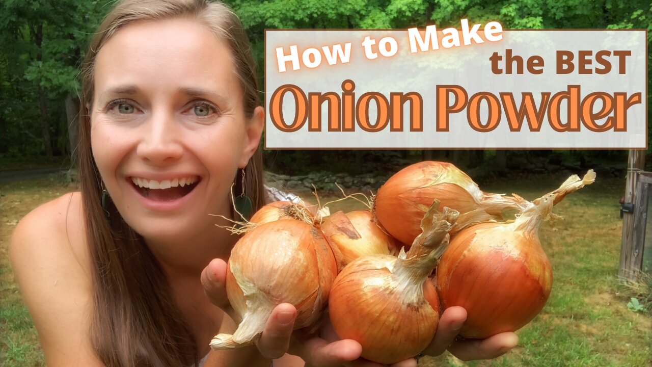 Making Onion Powder from Fresh Onions | How to Make the BEST Onion ...