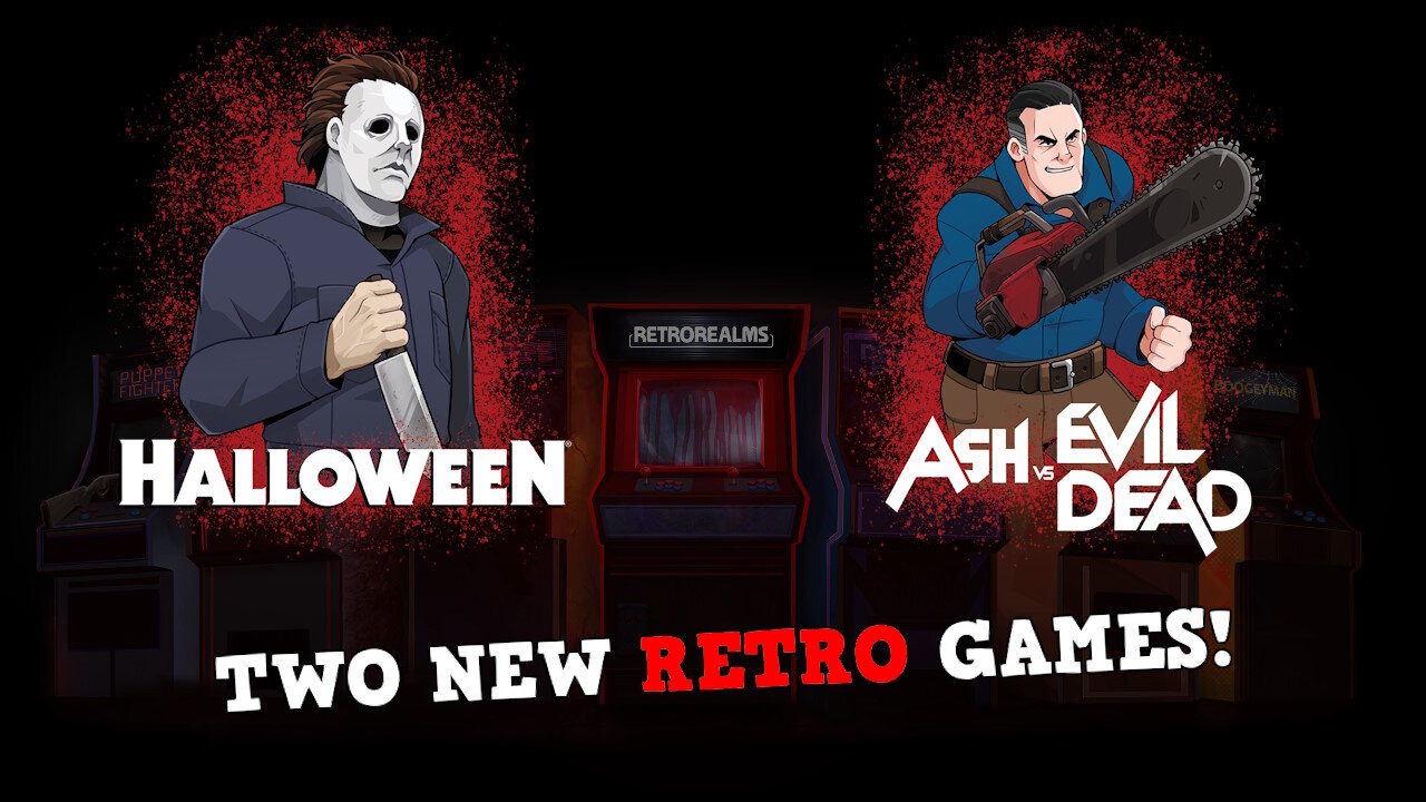RetroRealms Halloween & Ash vs. Evil Dead: New Pixel Art Platformers ...