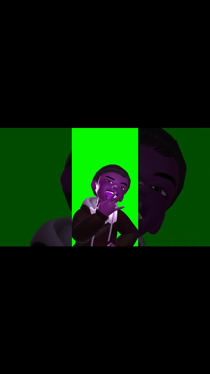 Vídeo de Animação - Avatar correndo - Chroma Key - Green Screen