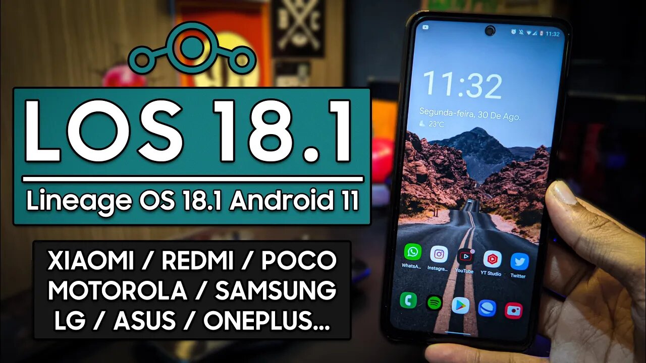 ROM Lineage OS 18.1 August Update | Android 11 | MELHOR FLUIDEZ E ...