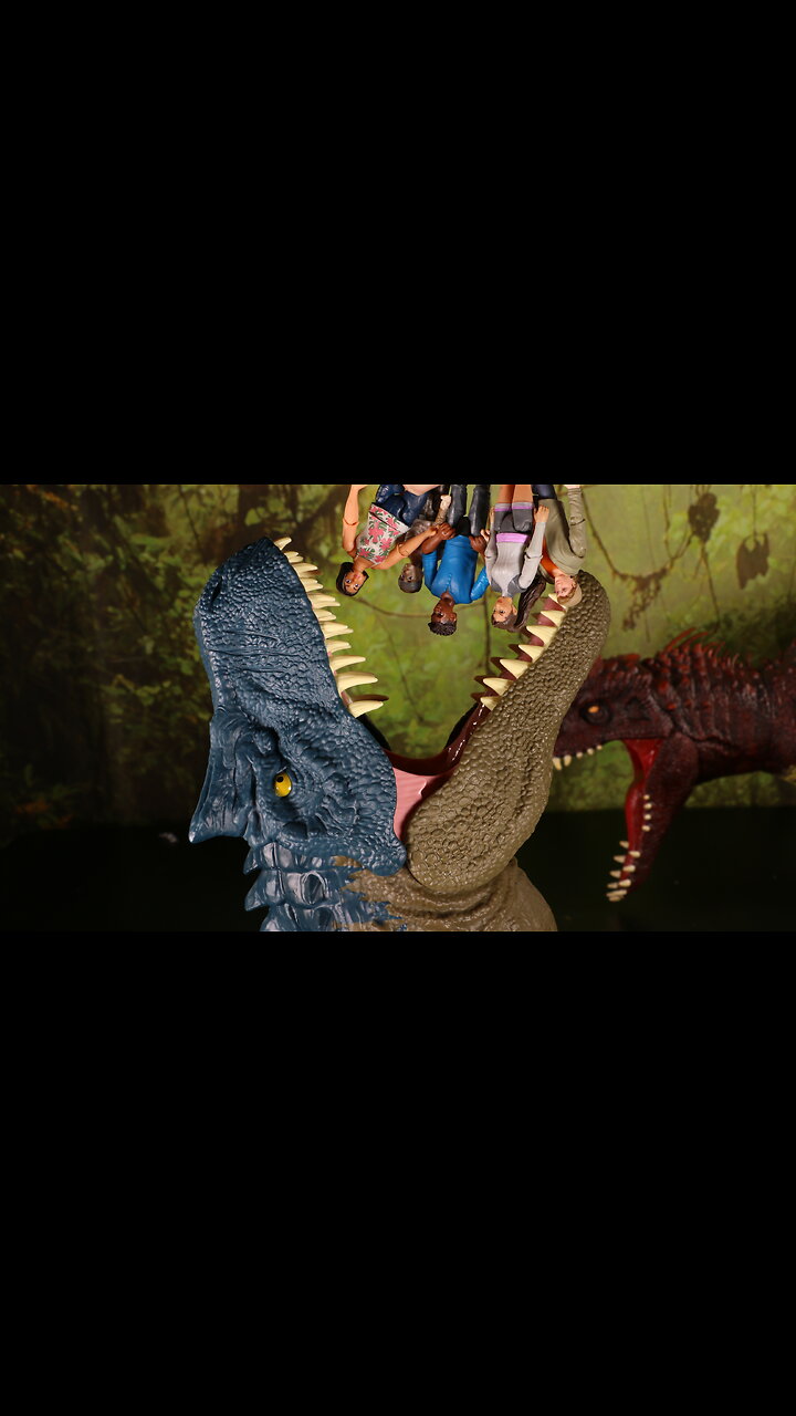 Hungry Dino Allosaurus Eats Humans Jurassic World Chaos Theory Super ...