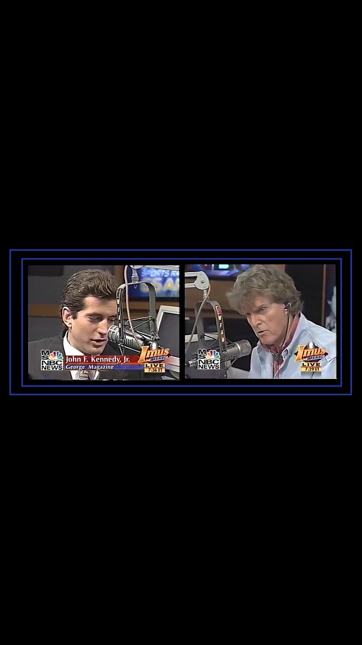 JFK Jr | Don Imus Discussing The LIST Book, D.C. Scandals, George ...