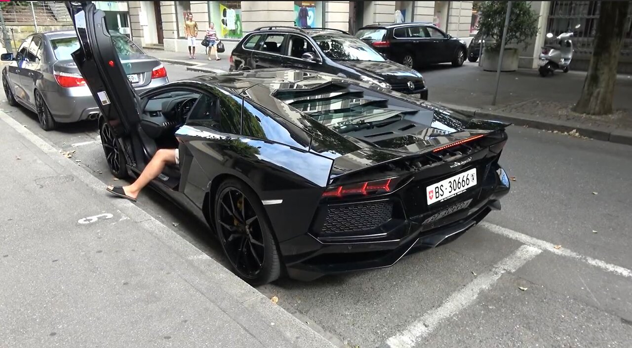 Loud Lamborghini Aventador LP700-4 w/ Capristo exhaust in Zurich ...