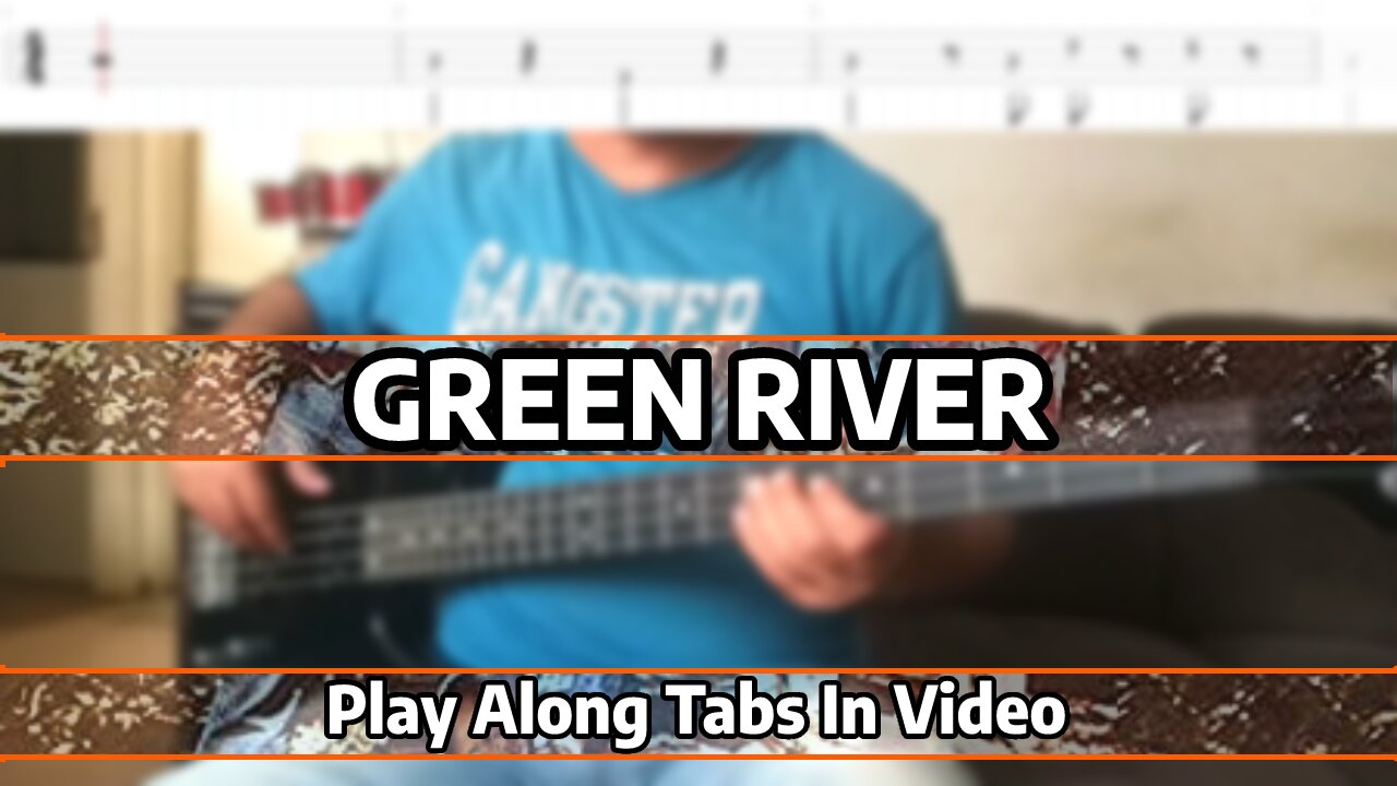 Creedence Clearwater Revival - Green River - Bass Cover & Tabs
