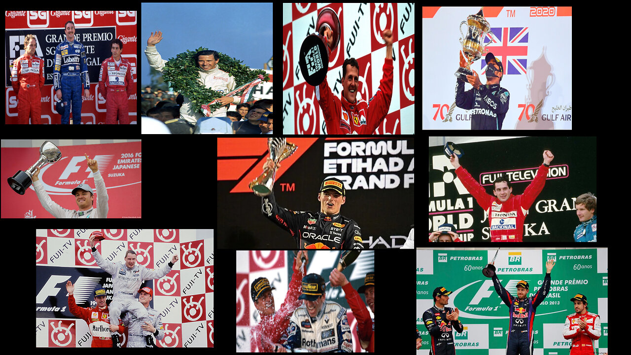 F1: Top 10 Drivers Most Wins in one season in total and percent of ...