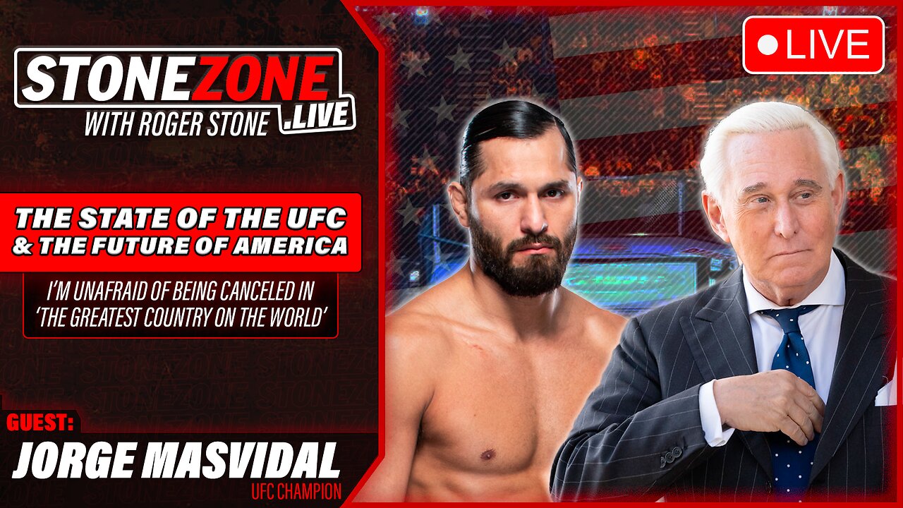 UFC Champ Jorge Masvidal Enters The StoneZONE to talk about the Sport ...