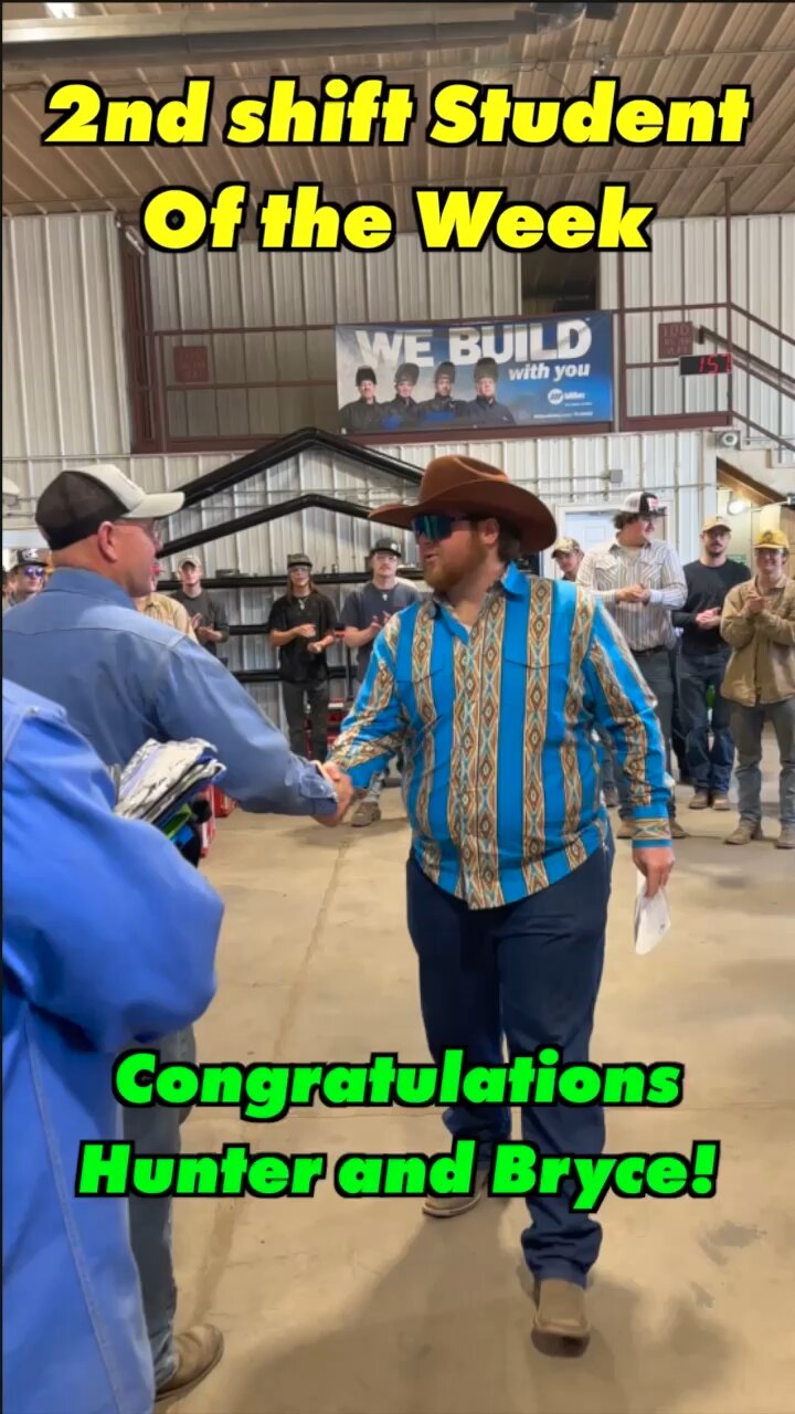 Congratulations, Hunter Jones and Bryce Laukert! 🥳 #weld #welder