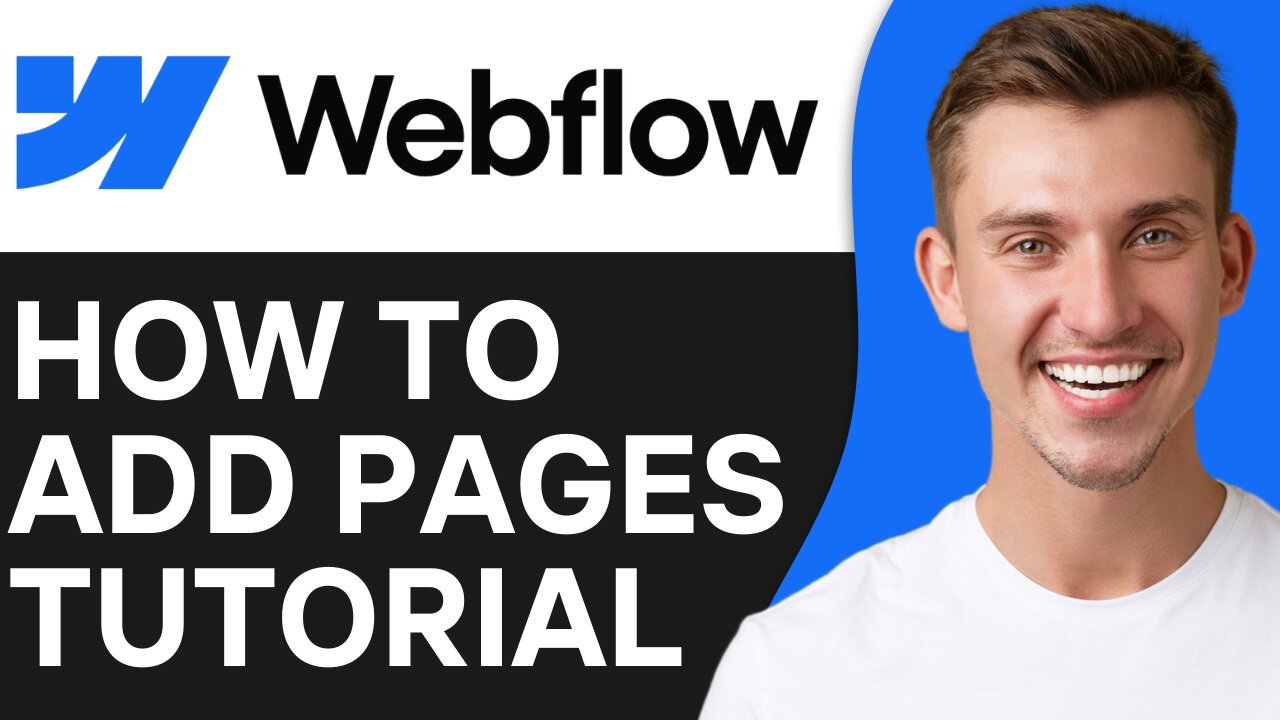 HOW TO ADD PAGES IN WEBFLOW