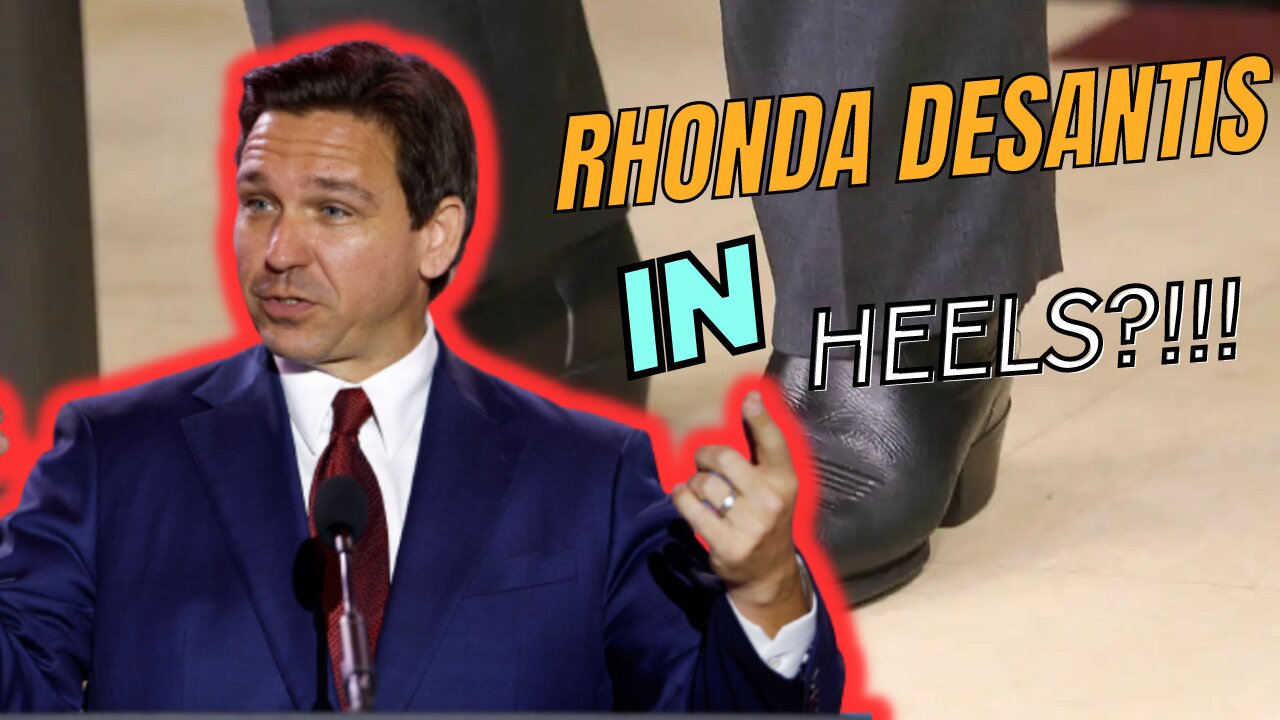 Was Rhonda Desantis wearing heels? I think so….Patrick Bet-David ...