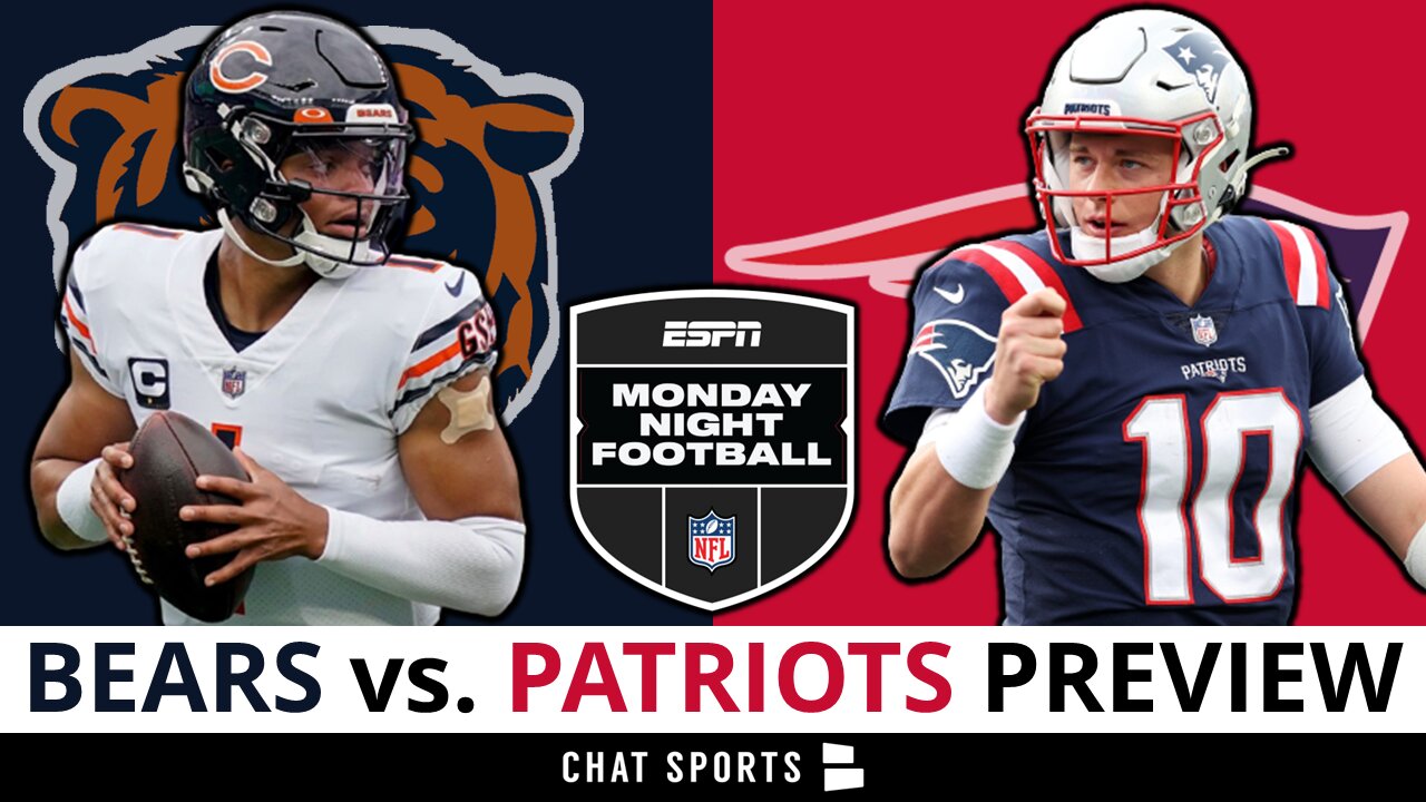 Chicago Bears vs. New England Patriots Monday Night Football Preview ...