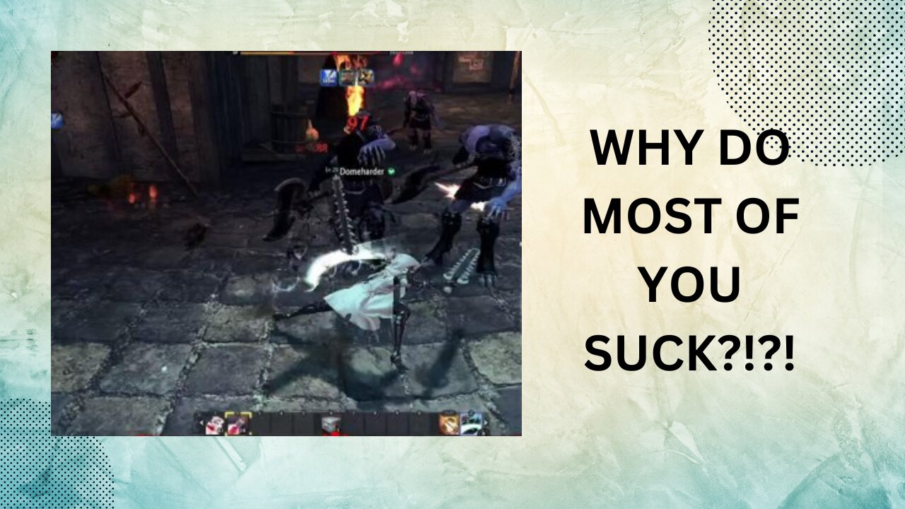 Vindictus | 4 reasons why you might suck. | My opinion what's yours