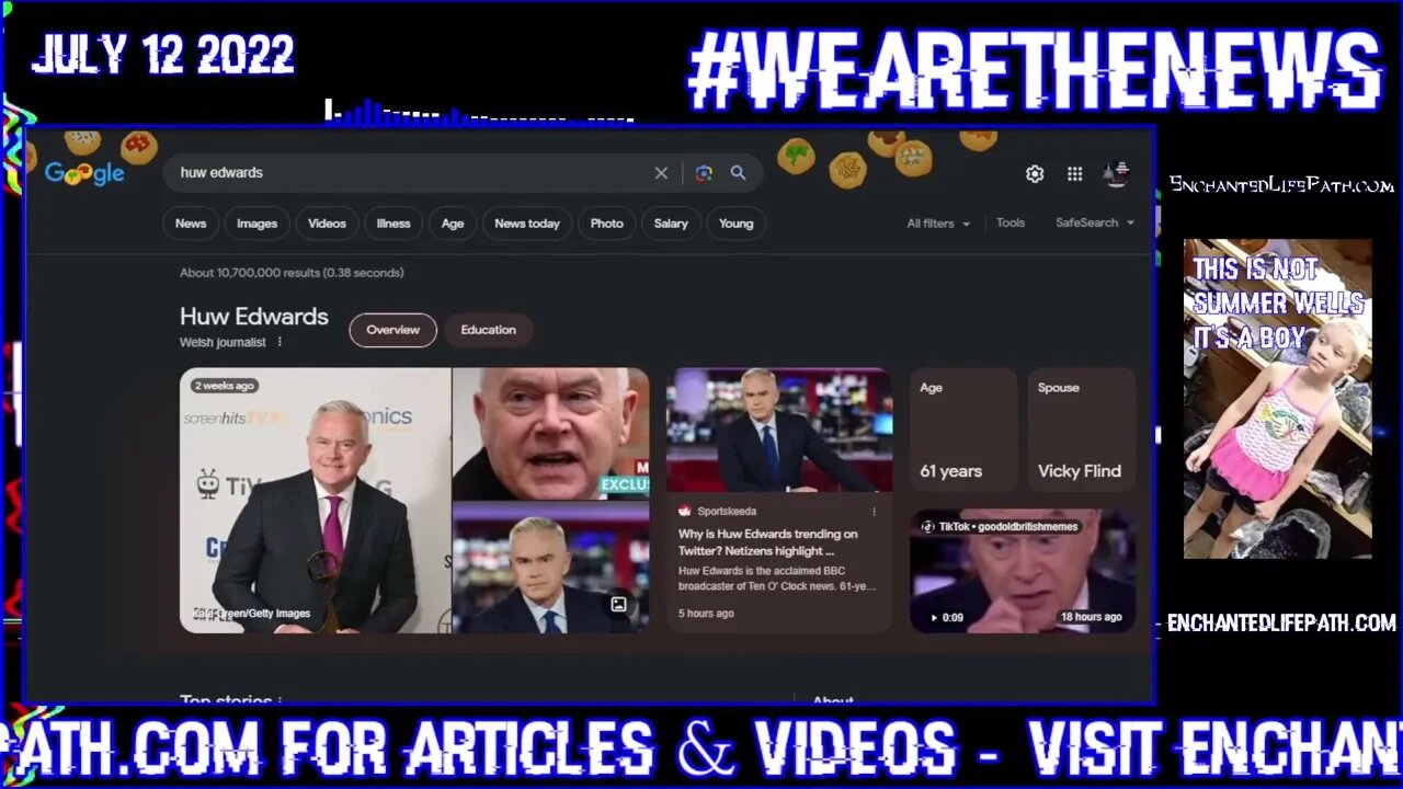 Image of Huw Edwards With His Pants Down Appear On Twitter After ...