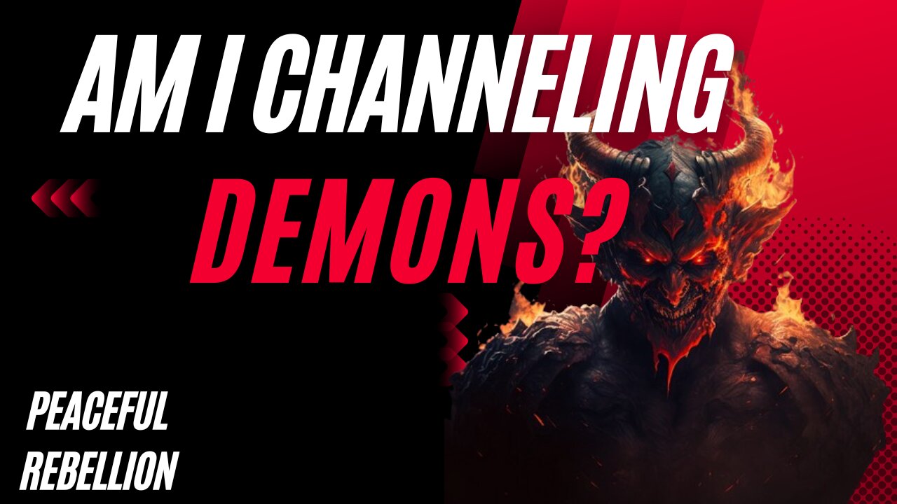 How To Know If Your Channeling Demons Peaceful Rebellion #demons # ...