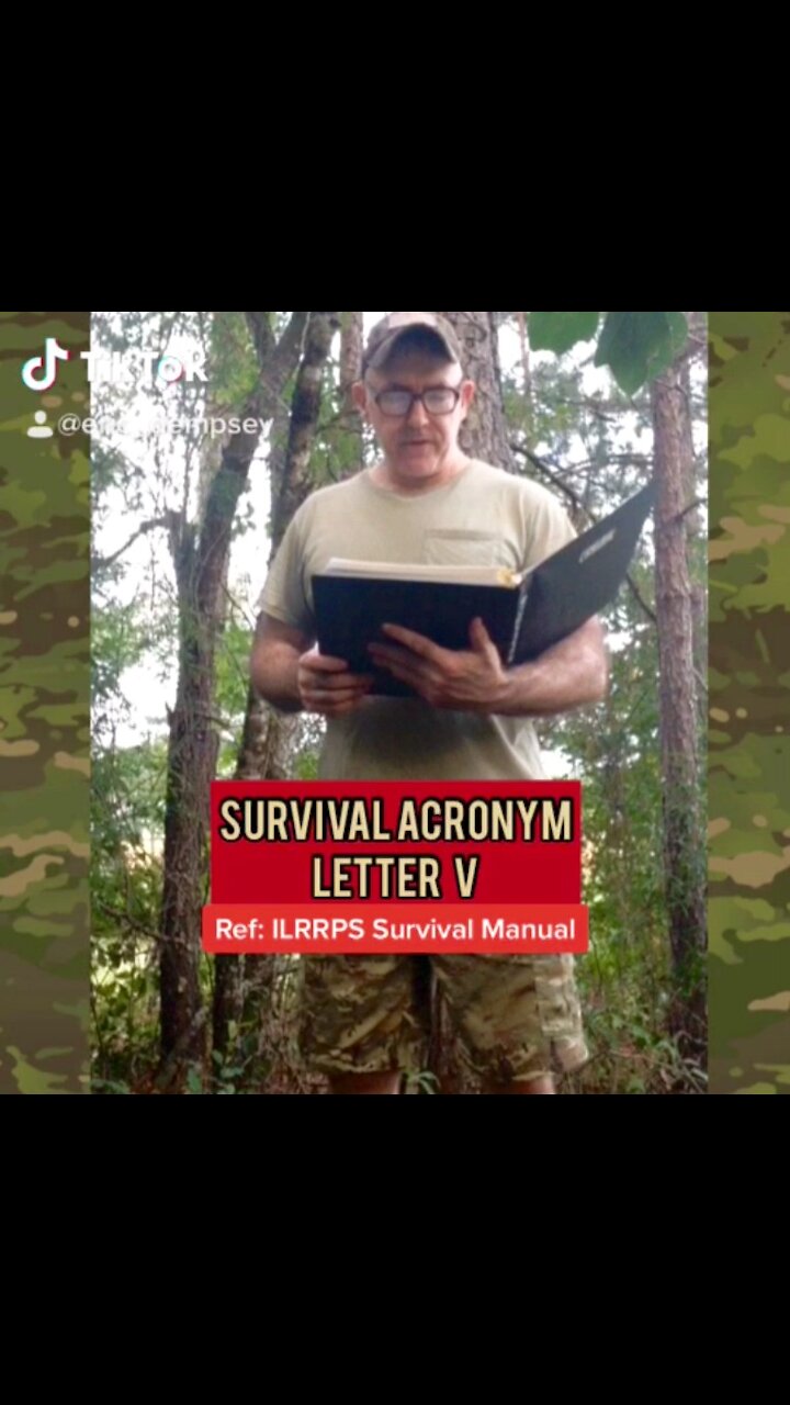 Survival Acronym Letter V: Vanquish Fear and Panic