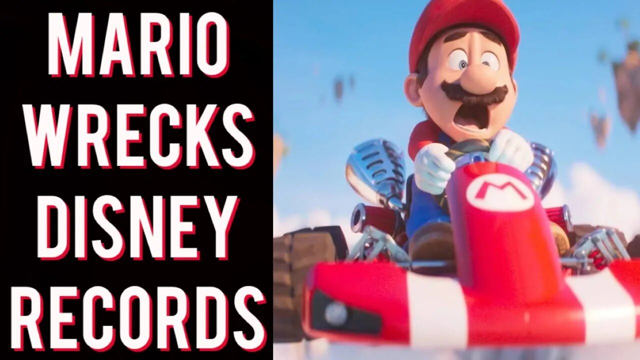 Disney is F**KED! The Super Mario Bros Movie just beat MULTIPLE Disney ...