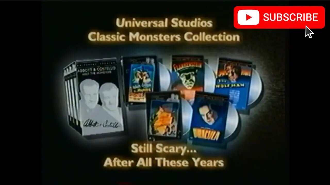 UNIVERSAL STUDIOS Classic Monsters Collection Promo Trailer [#VHSRIP # ...