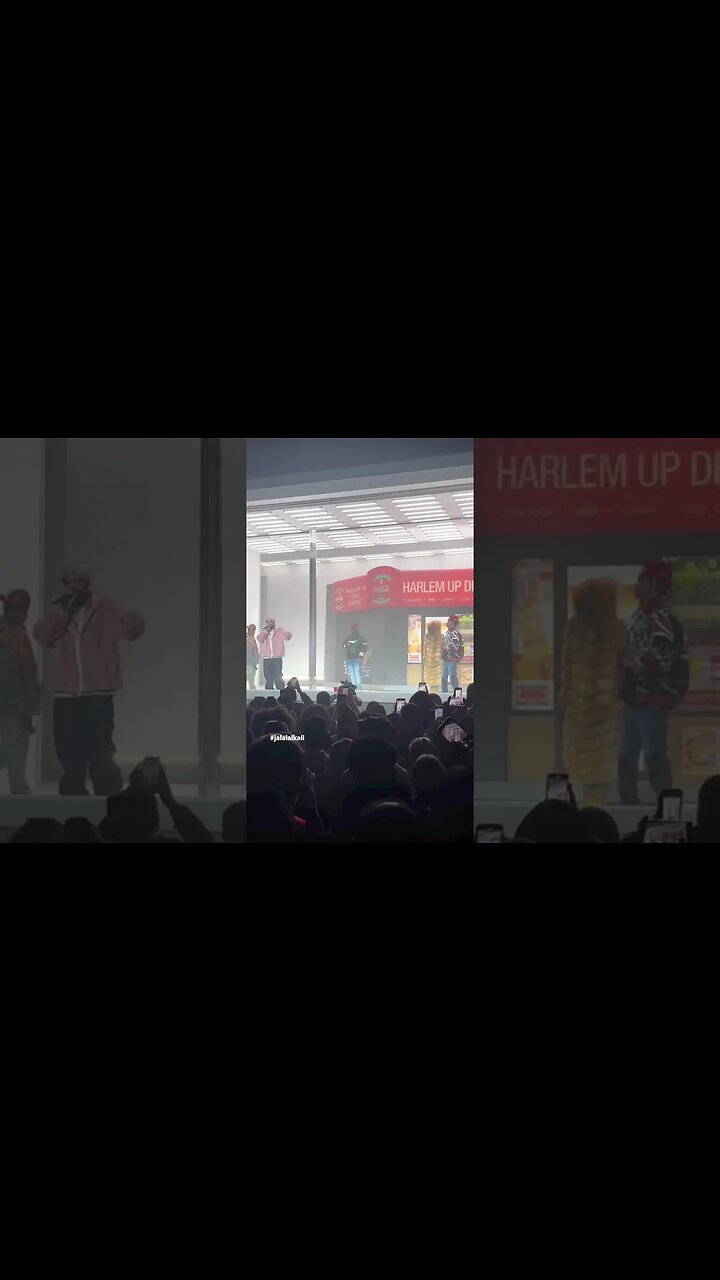 #drake and #dipset at the #apollotheater #camron #juelzsantana #jimjones