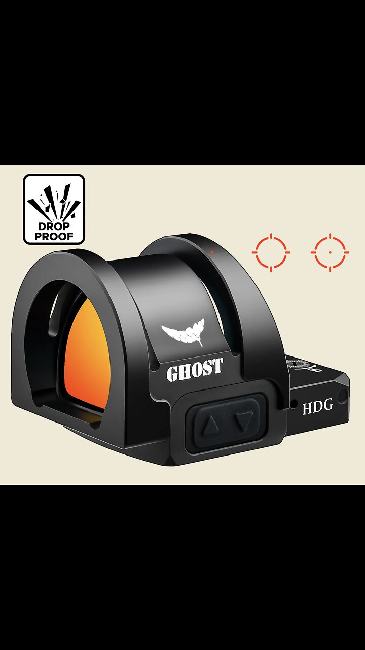 Cyelee Ghost HDG Red Dot for RMR Footprint - 2 MOA Dot & 26 MOA Circle