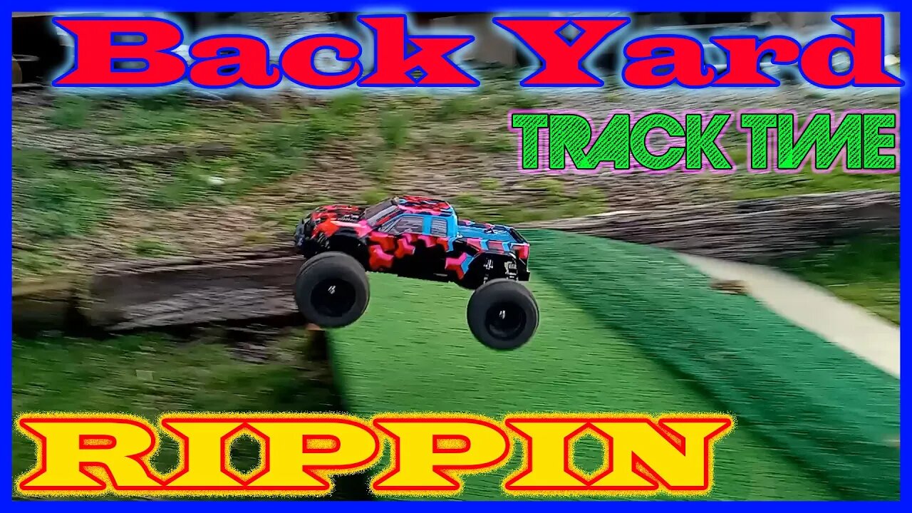 Back Yard Track Footage - Figuring out Layout & RIPPIN - Update Work In ...